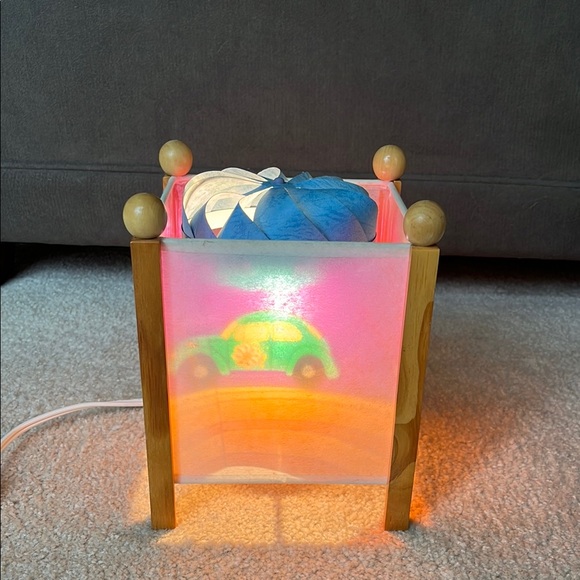 Accents | Vintage Magic Moving Lamp With Flower Power Cars | Poshmark